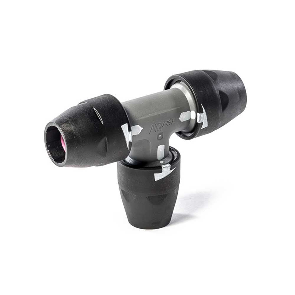 Efficient Connections with AIRnet Equal Tee in Compressed Air Piping
